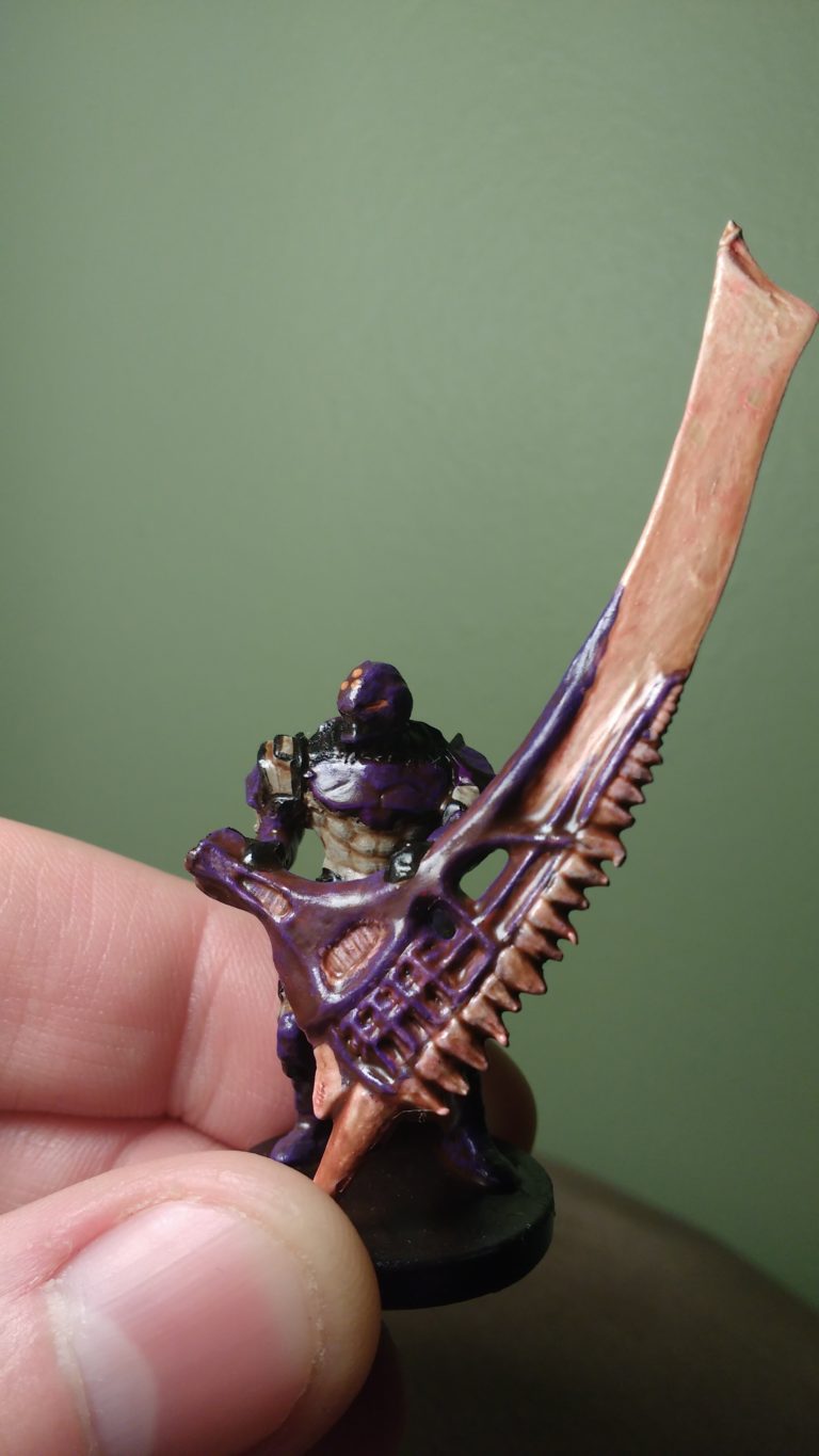 Enforcer with Large Biosword – Kaihaku's Tabletop Blog